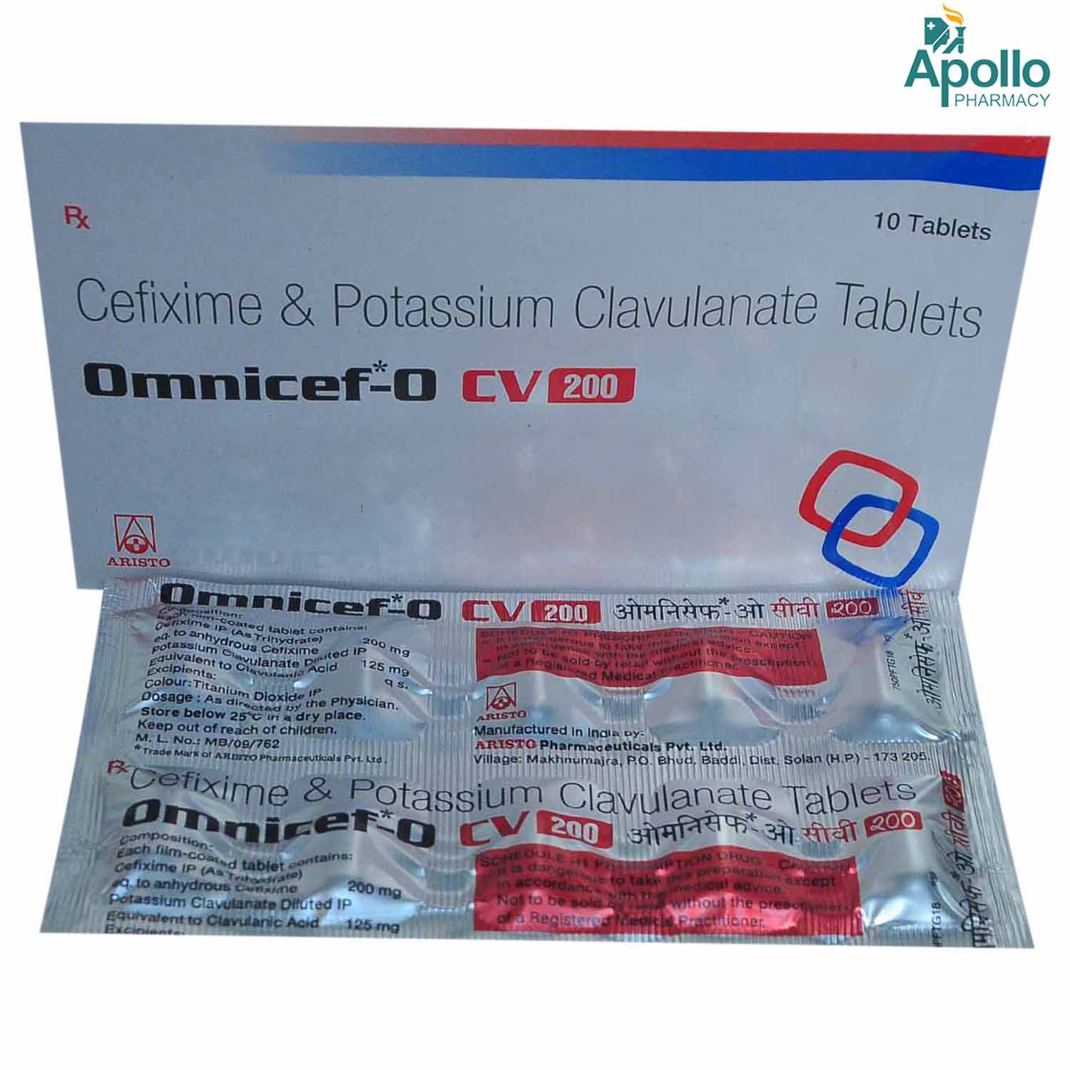 OMNICEFO CV 200MG TABLET Price, Uses, Side Effects, Composition ...