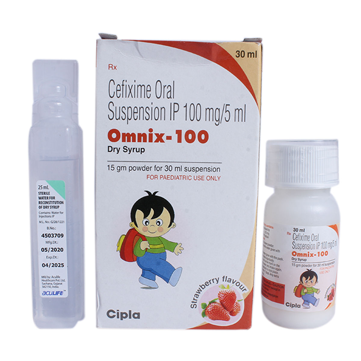 Omnix 100 mg Dry Syrup 30 ml Price, Uses, Side Effects, Composition ...