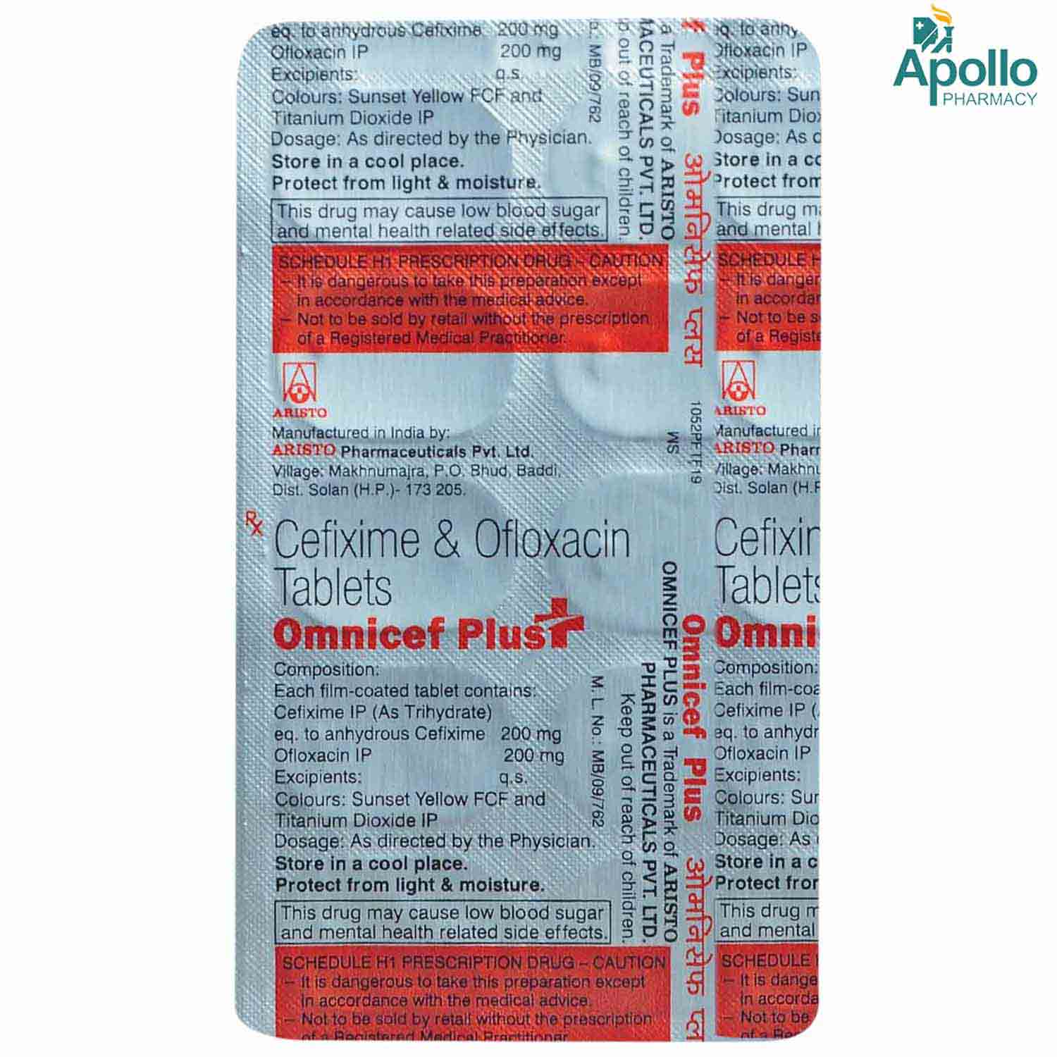 Omnicef Plus Tablet | Uses, Side Effects, Price | Apollo Pharmacy