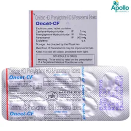 Oncet-CF Tablet | Uses, Side Effects, Price | Apollo Pharmacy