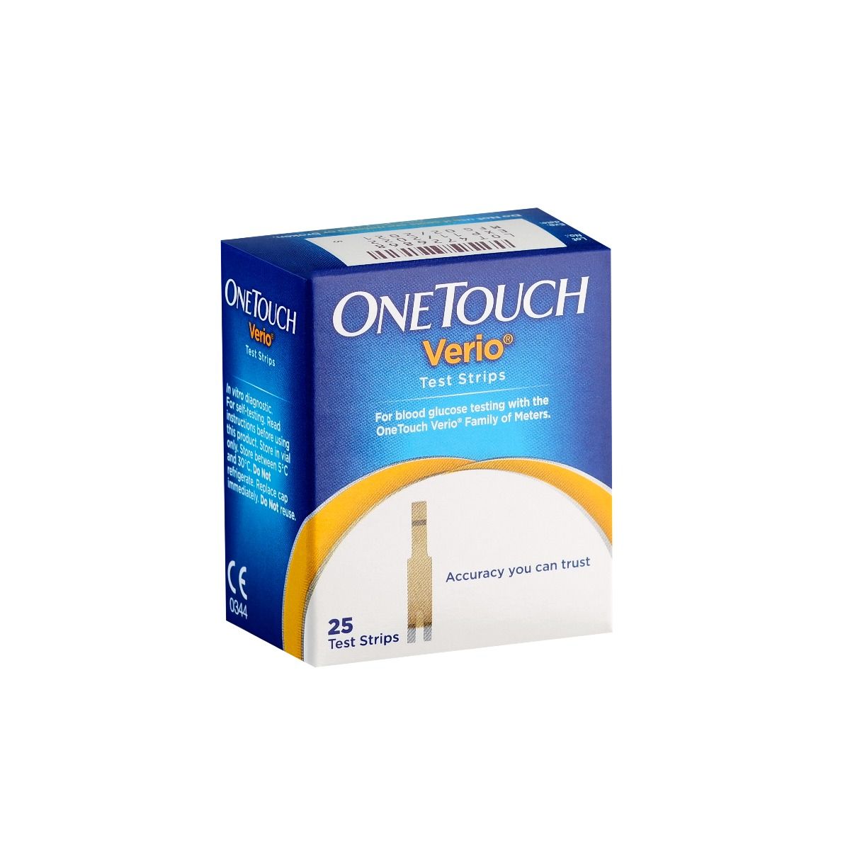 OneTouch Verio Test Strips, 25 Count Price, Uses, Side Effects ...