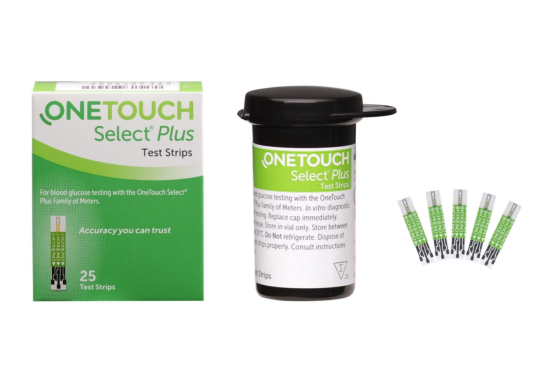 OneTouch Select Plus Test Strips, 25 Count Price, Uses, Side Effects ...