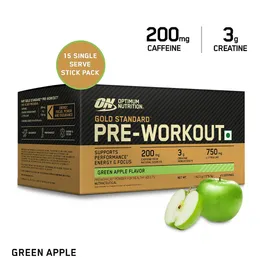 Optimum Nutrition (ON) Gold Standard Pre-Workout Green Apple Flavour ...