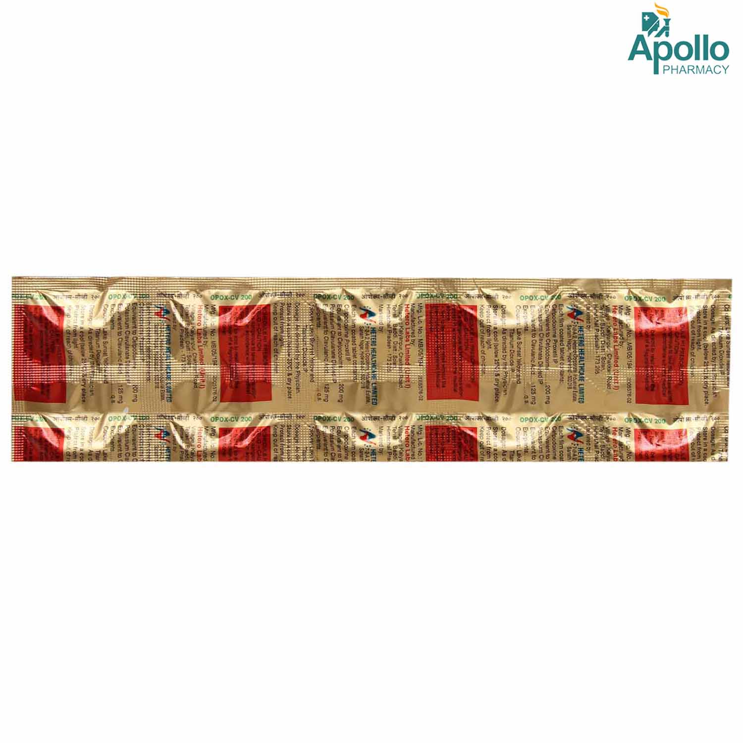Opox-CV 200 Tablet | Uses, Side Effects, Price | Apollo Pharmacy