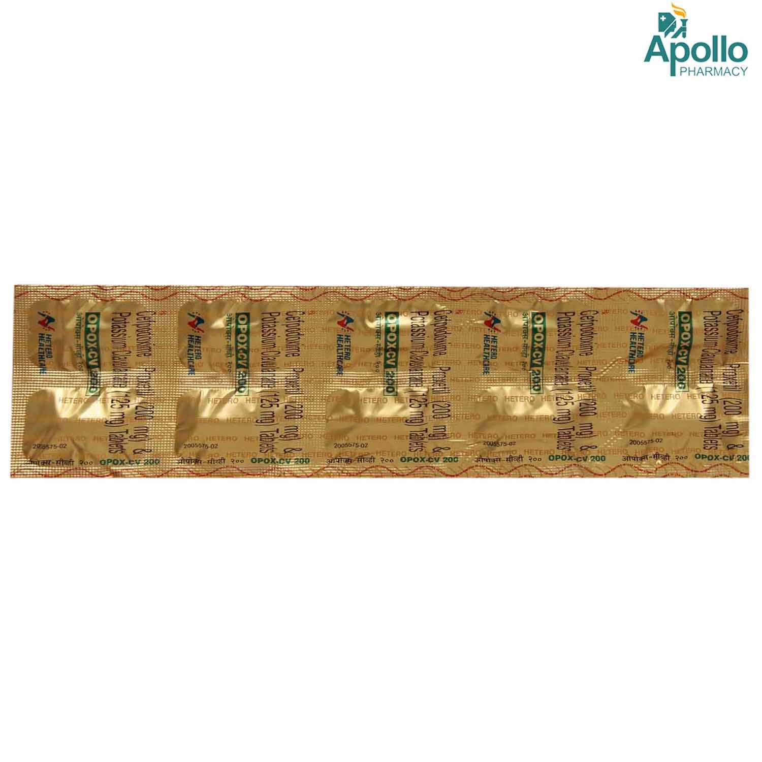 Opox-CV 200 Tablet 10's Price, Uses, Side Effects, Composition - Apollo ...
