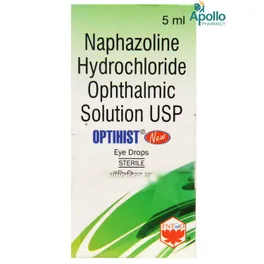 New Optihist Eye Drops 5 ml | Uses, Side Effects, Price | Apollo Pharmacy