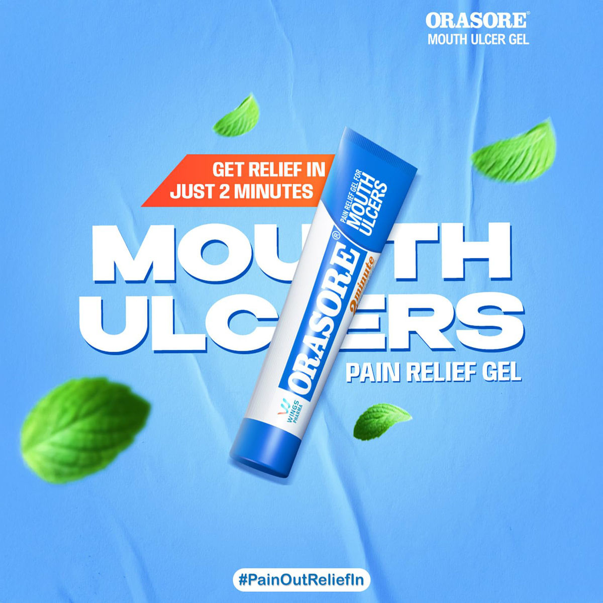 Buy Orasore Mouth Ulcer Relief Gel | 19 Minutes Delivery | Apollo Pharmacy