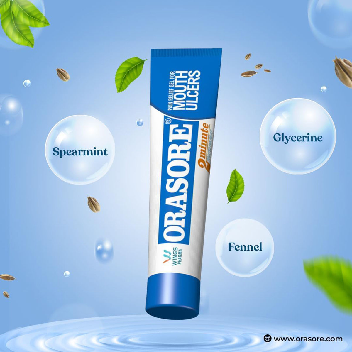 Buy Orasore Mouth Ulcer Relief Gel | 19 Minutes Delivery | Apollo Pharmacy
