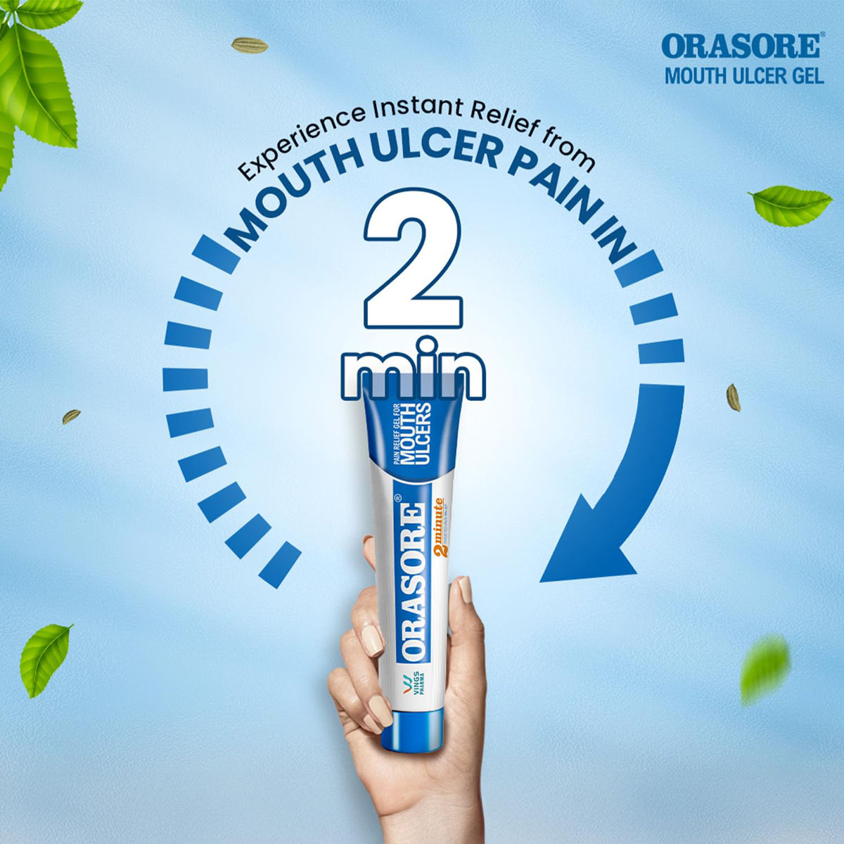 Buy Orasore Mouth Ulcer Relief Gel | 19 Minutes Delivery | Apollo Pharmacy