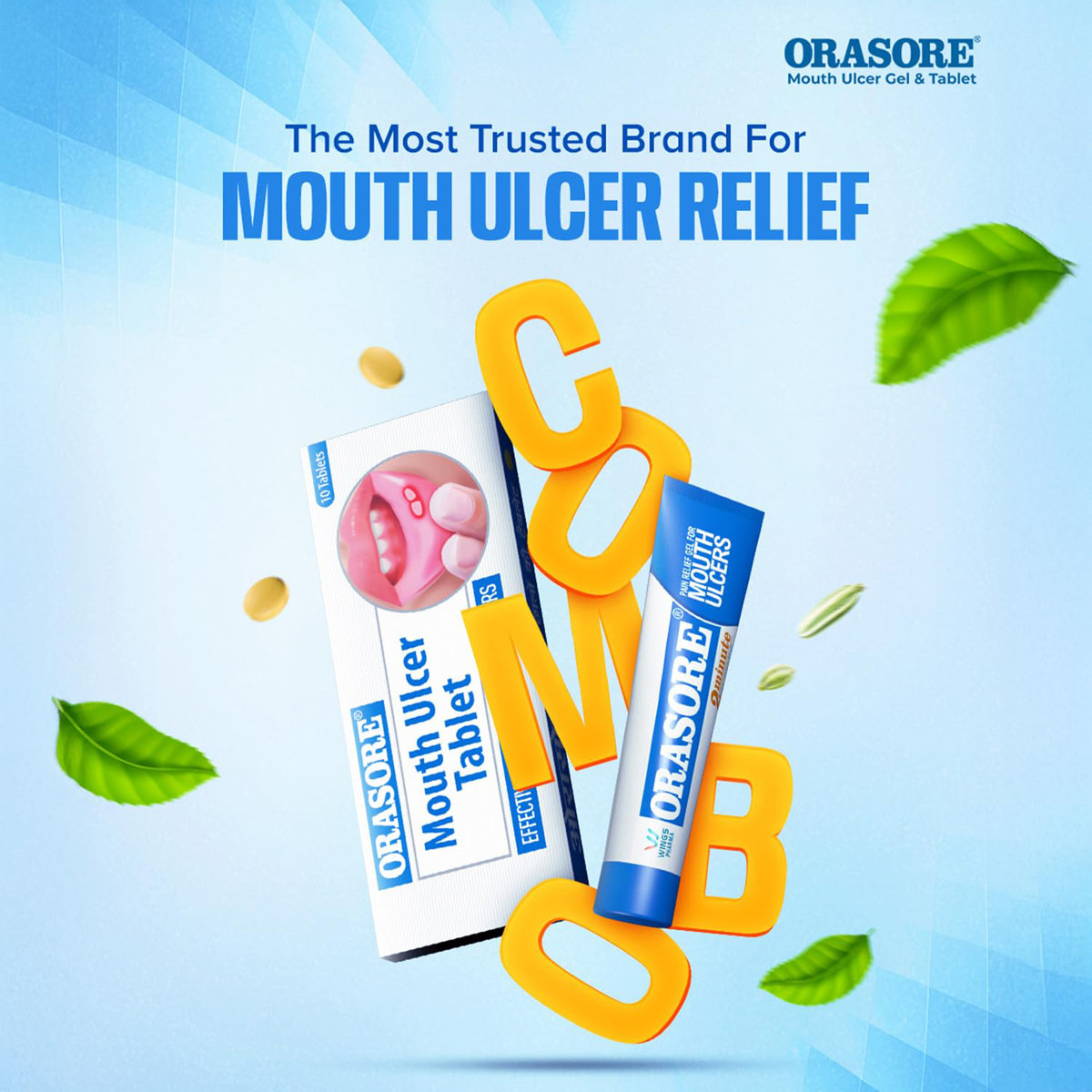 Buy Orasore Mouth Ulcer Relief Gel | 19 Minutes Delivery | Apollo Pharmacy