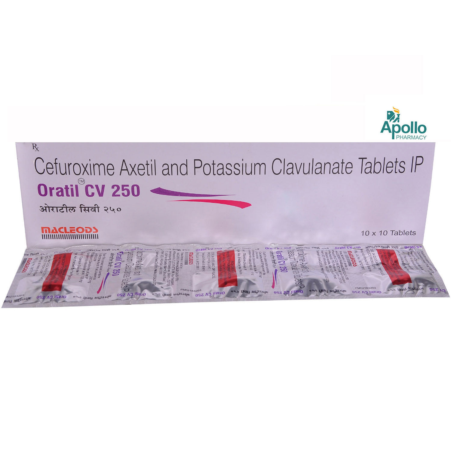 Oratil CV 250 Tablet 10's Price, Uses, Side Effects, Composition ...
