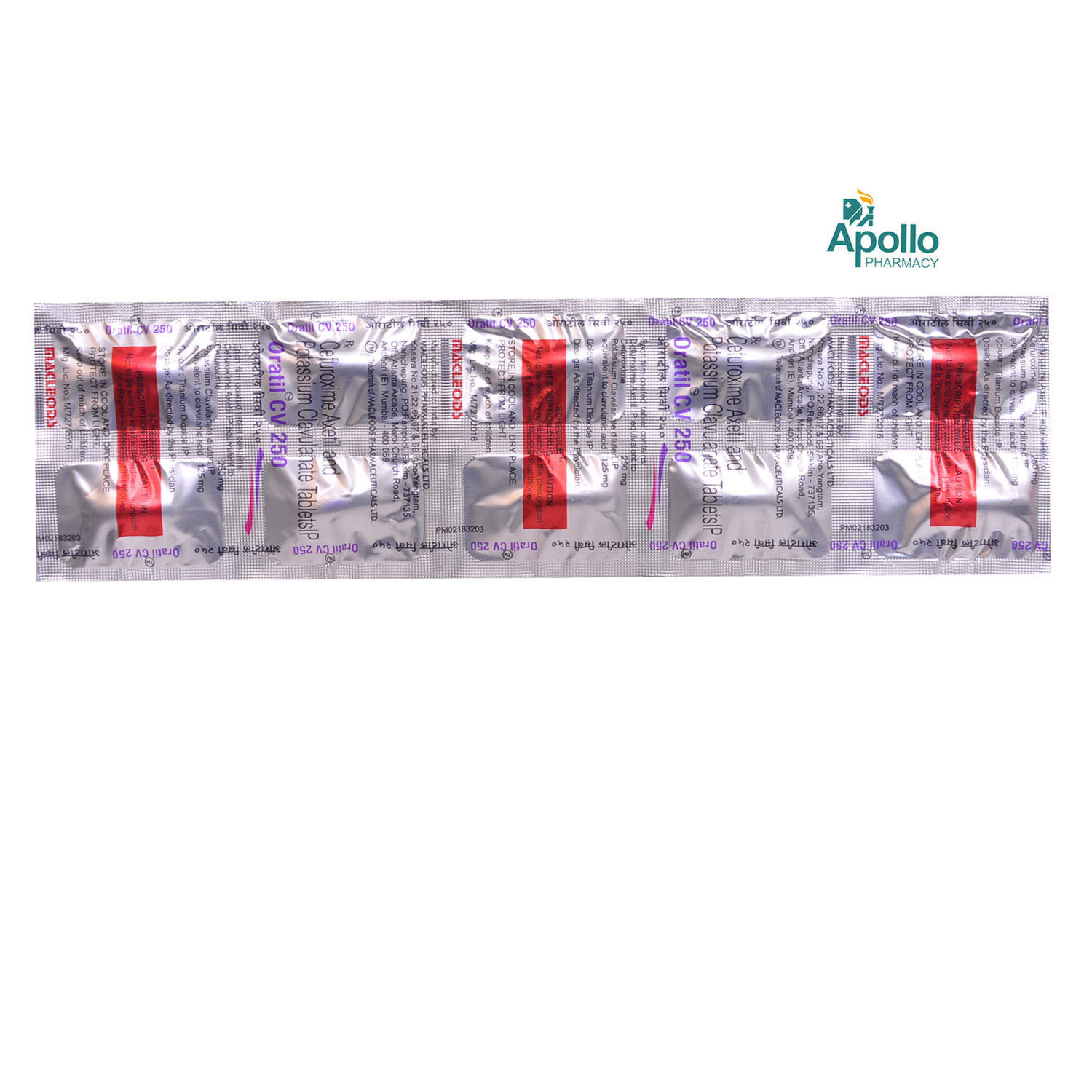 Oratil CV 250 Tablet 10's Price, Uses, Side Effects, Composition ...