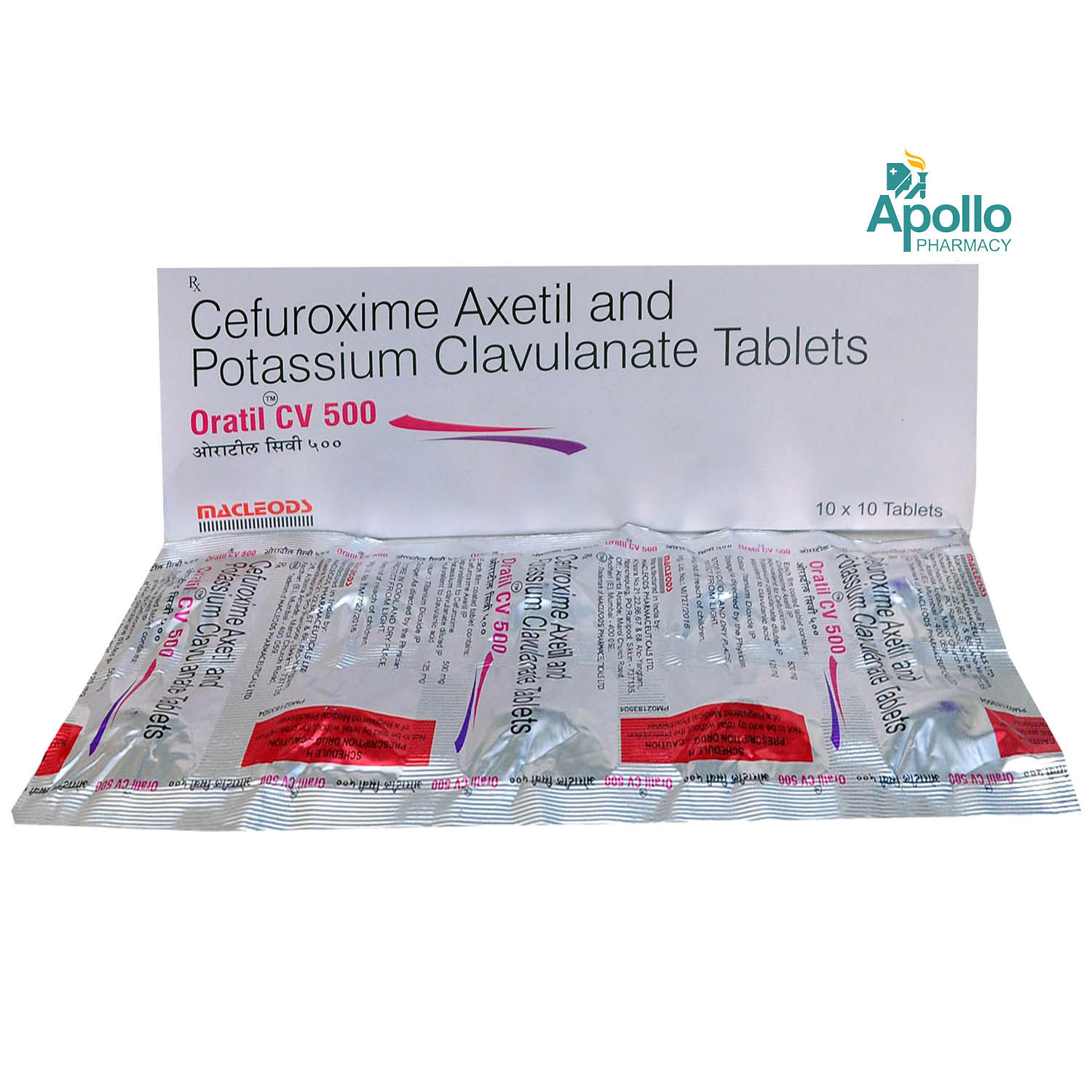 Oratil CV 500 Tablet 10's Price, Uses, Side Effects, Composition ...