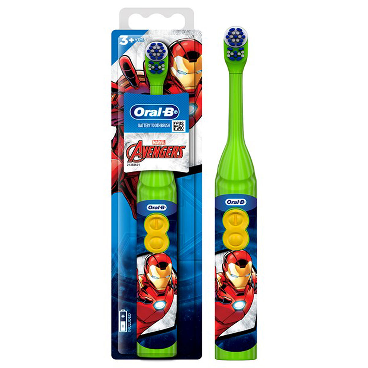 Buy Oral-B Kids Marvel Avengers Battery Toothbrush 3+ Years, 1 Count ...