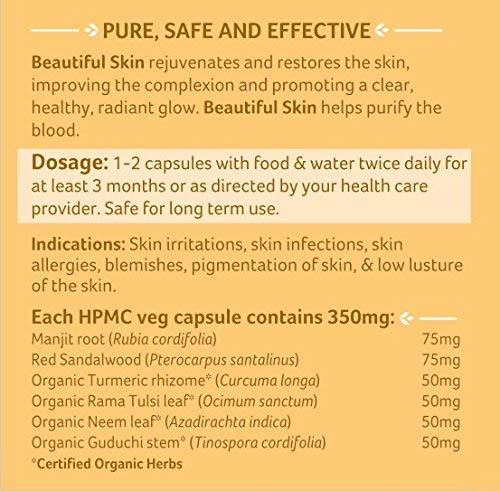 Organic India Beautiful Skin, 60 Capsules Price, Uses, Side Effects ...