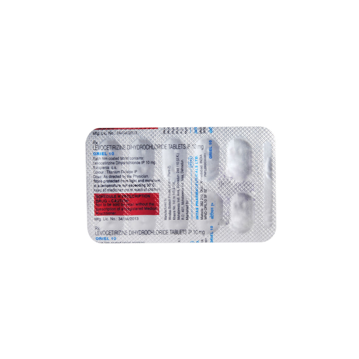 Oriel-10mg Tablet 10's Price, Uses, Side Effects, Composition - Apollo ...