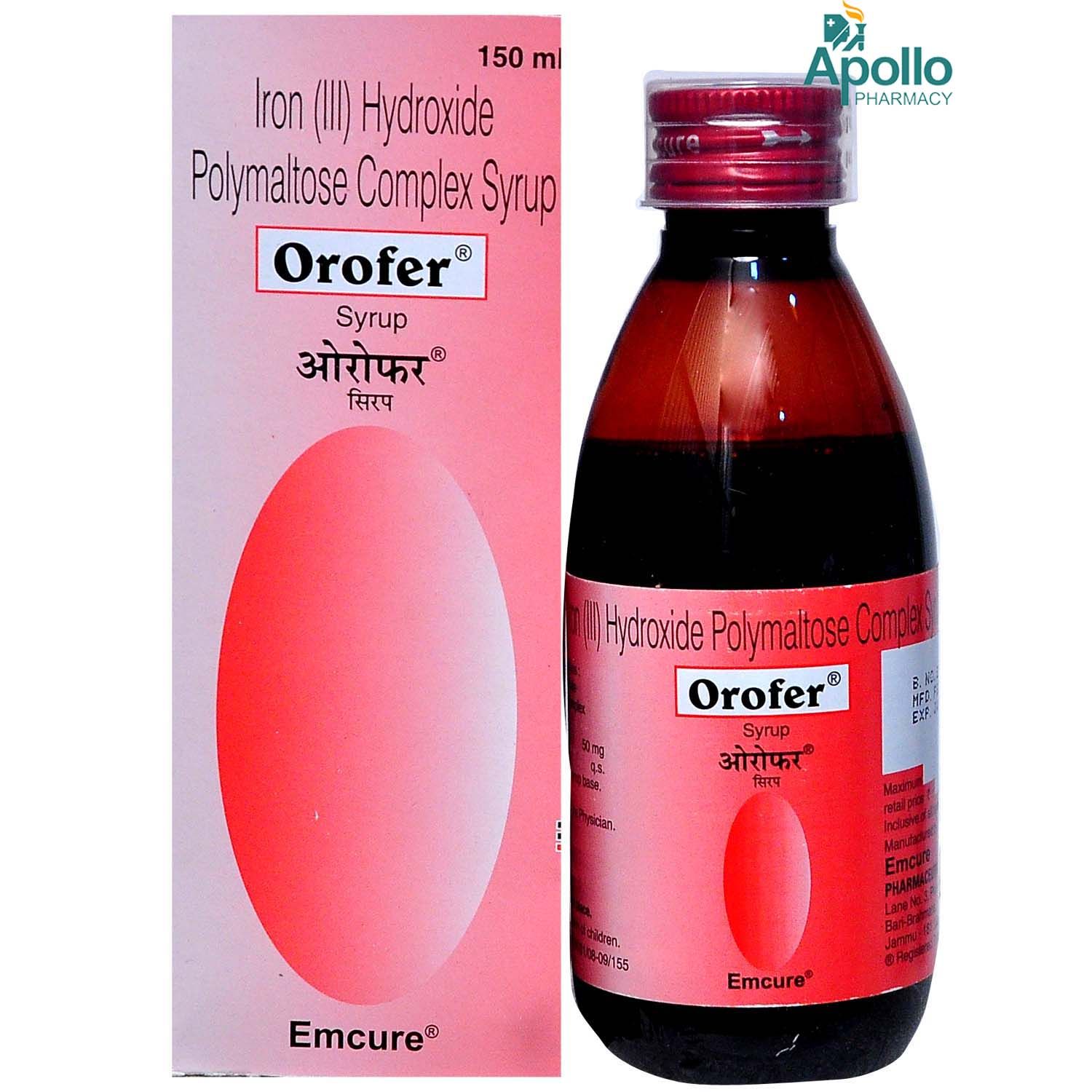 Orofer Syrup 150 ml Price, Uses, Side Effects, Composition - Apollo ...