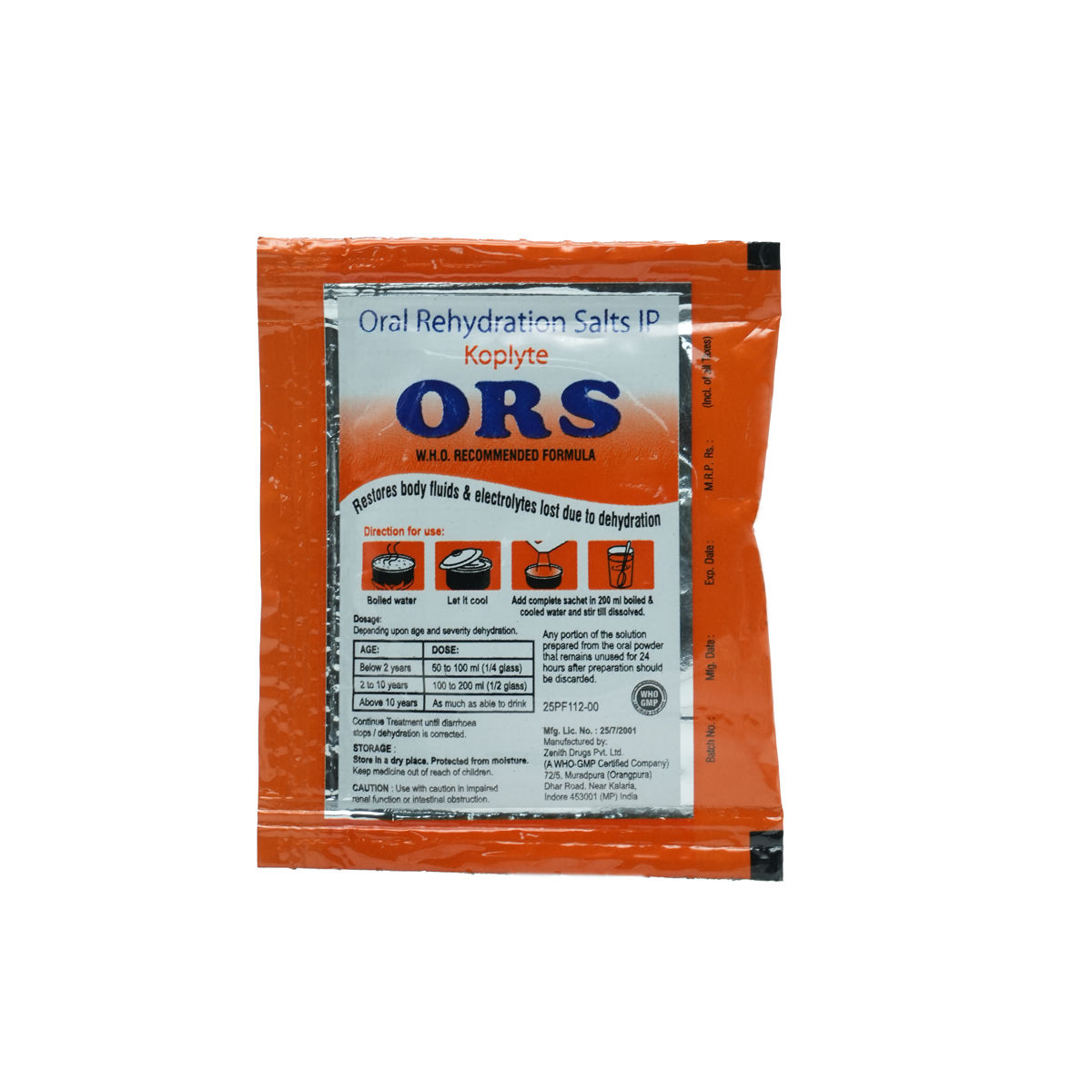 ORS Sachet | Uses, Side Effects, Price | Apollo Pharmacy