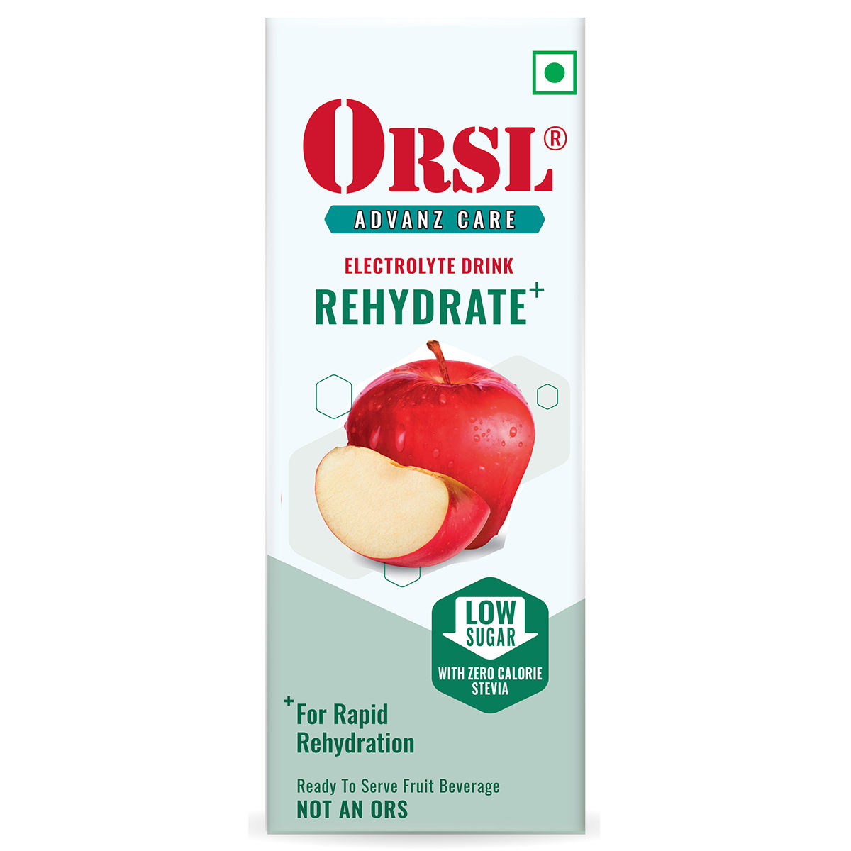 ORSL Rehydrate Electrolyte Apple Flavour Drink | Uses, Side Effects ...