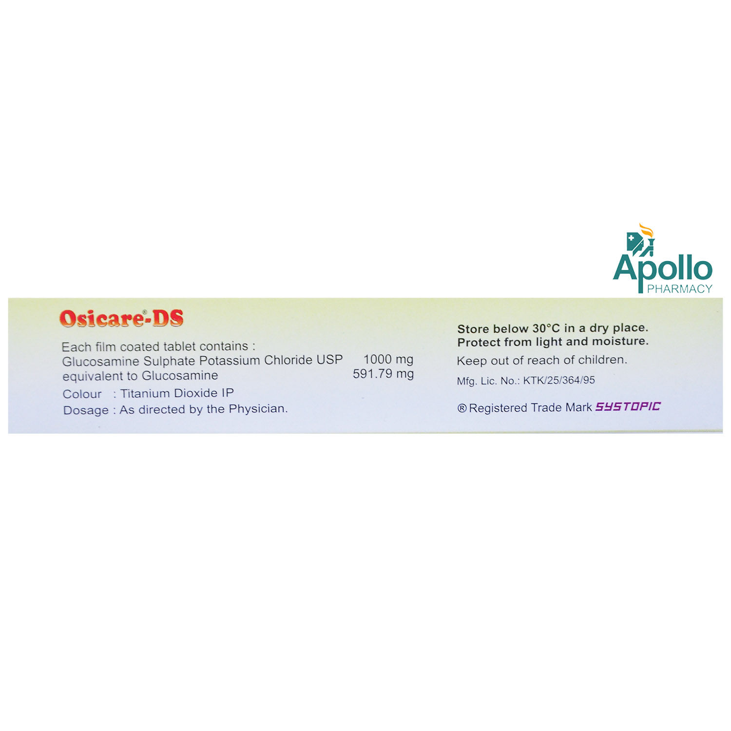Osicare DS Tablet 10's Price, Uses, Side Effects, Composition - Apollo ...