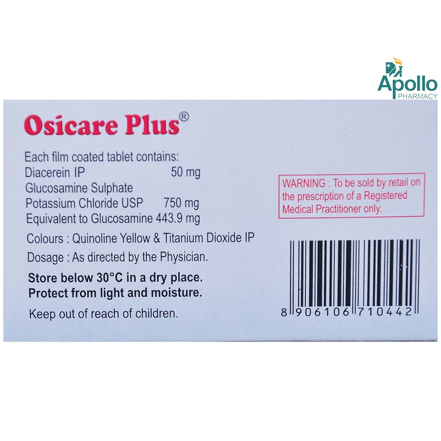 Osicare Plus Tablet 10's Price, Uses, Side Effects, Composition ...