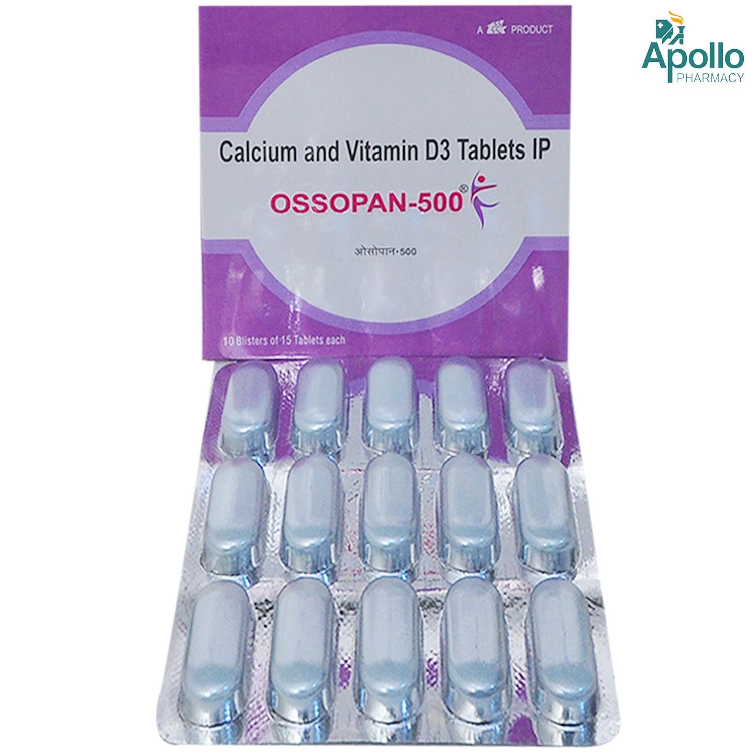Ossopan-500 Tablet 15's Price, Uses, Side Effects, Composition - Apollo ...