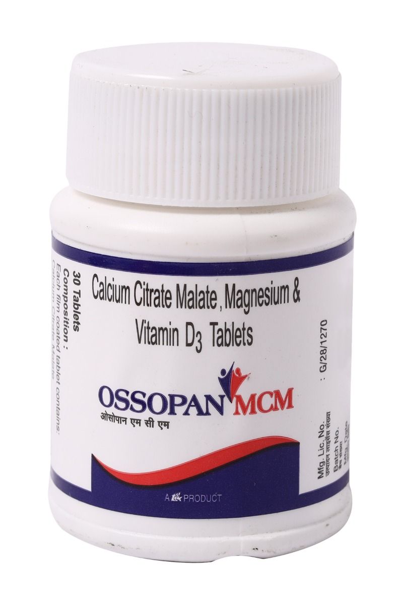 Ossopan MCM Tablet | Uses, Side Effects, Price | Apollo Pharmacy