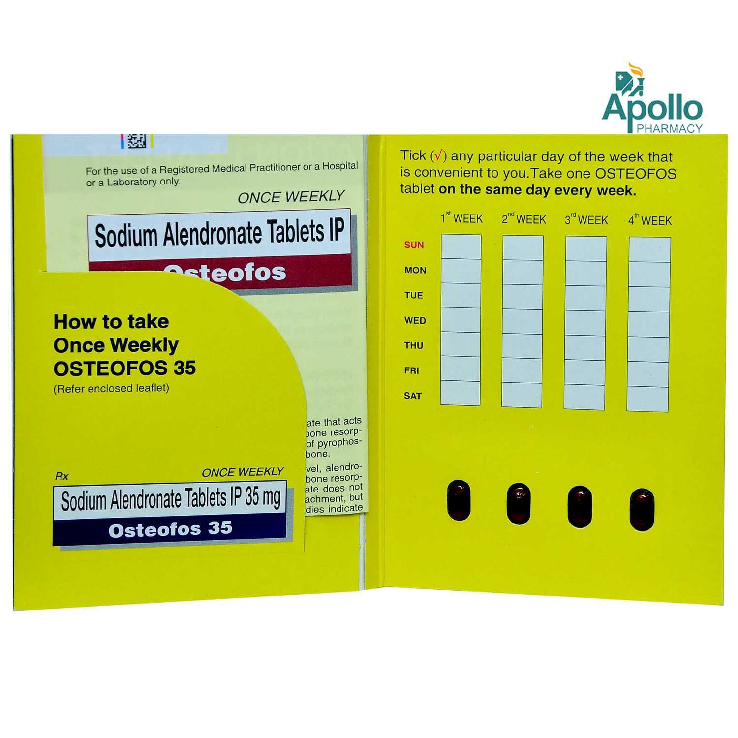 Osteofos 35 Tablet 4's Price, Uses, Side Effects, Composition - Apollo ...