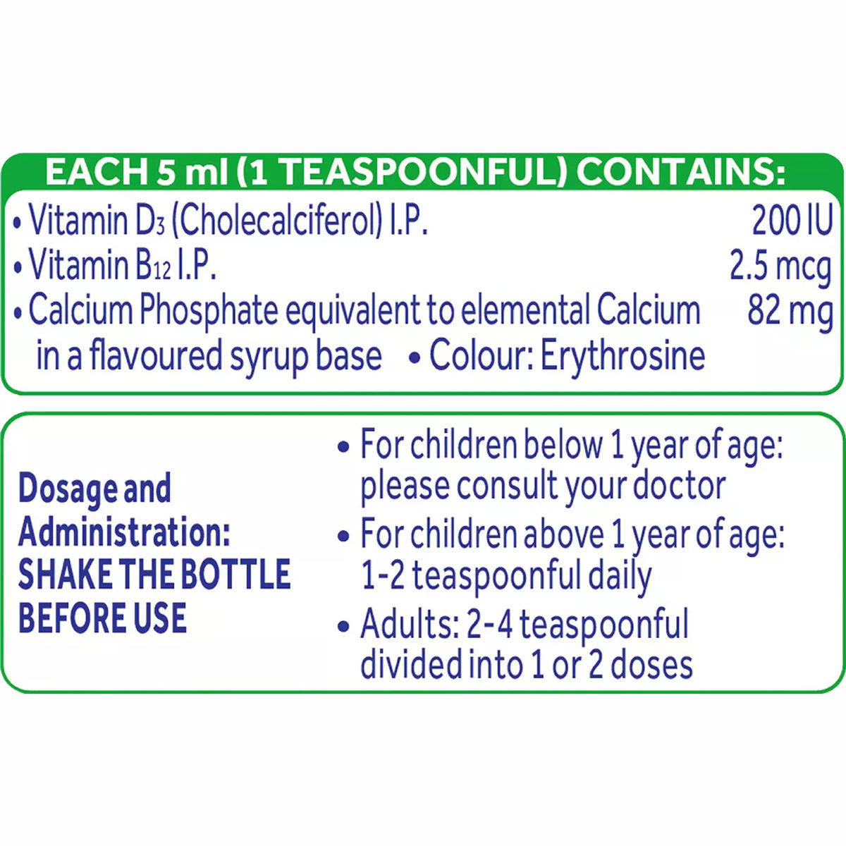 Ostocalcium Lemon Lime Flavour Syrup, 200 ml Price, Uses, Side Effects ...