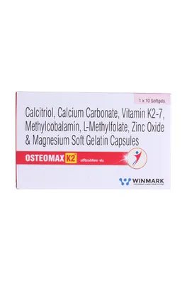 Osteomax-K2 Capsule | Uses, Side Effects, Price | Apollo Pharmacy