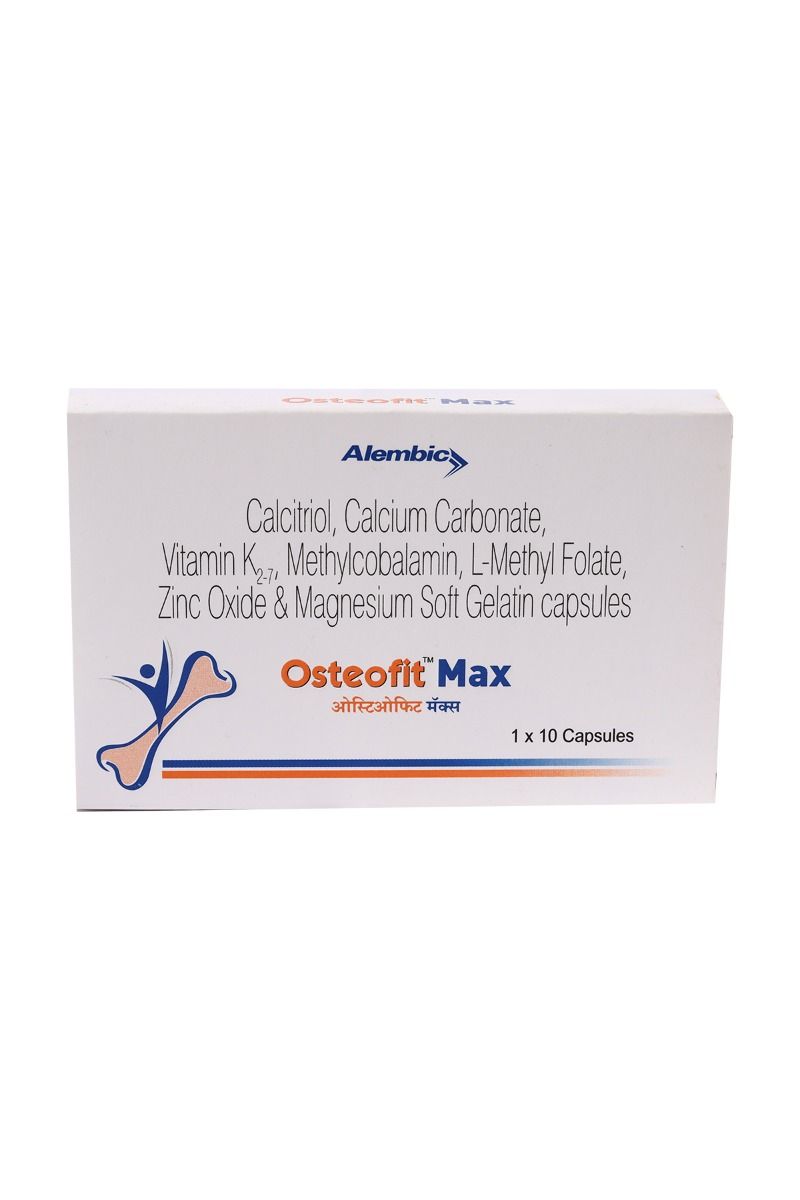 Osteofit Max Capsule 10's Price, Uses, Side Effects, Composition ...