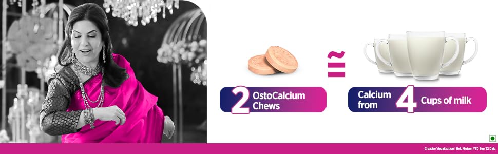 Buy Centrum Ostocalcium Total Mixed Fruit Flavour, 30 Chewable Tablets ...