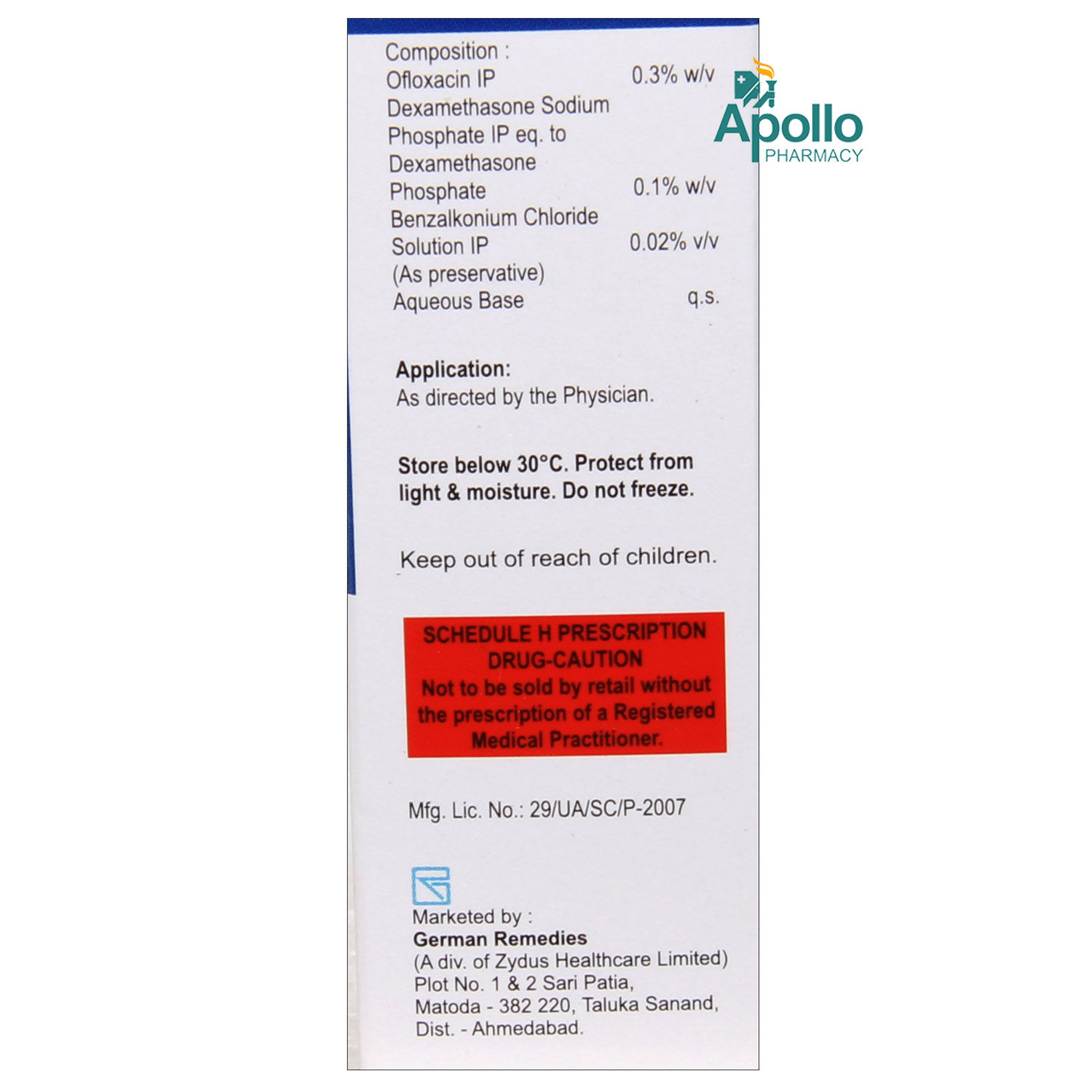 Otodac DX Ear Drops 5 ml Price, Uses, Side Effects, Composition ...