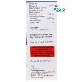 Otodac DX Ear Drops 5 ml | Uses, Side Effects, Price | Apollo Pharmacy