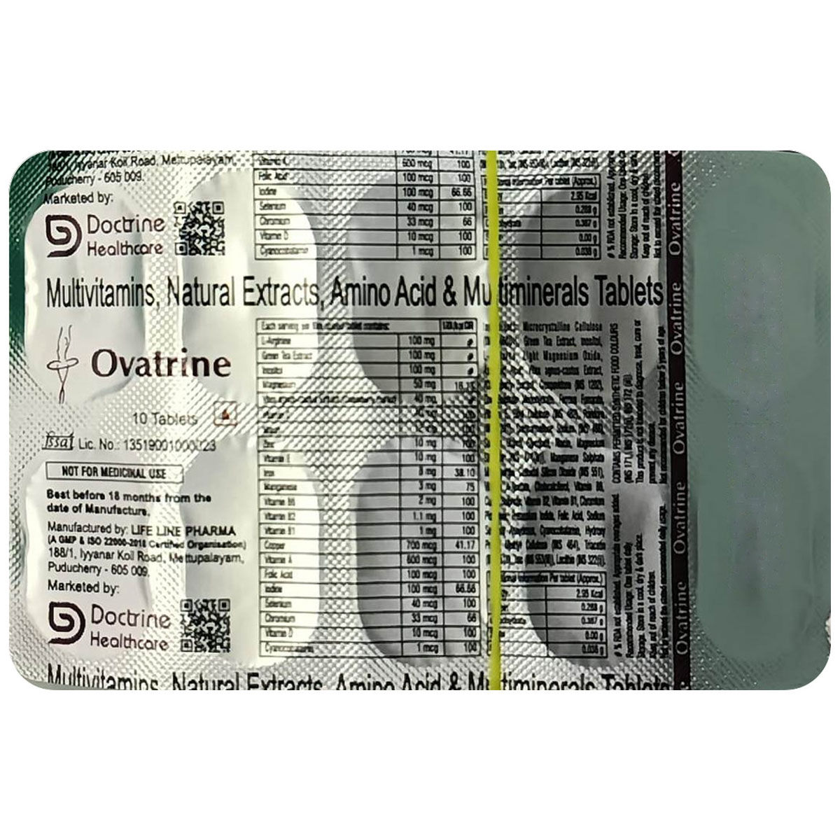 Buy Ovatrine Tablet 10's | 19 Minutes Delivery | Apollo Pharmacy