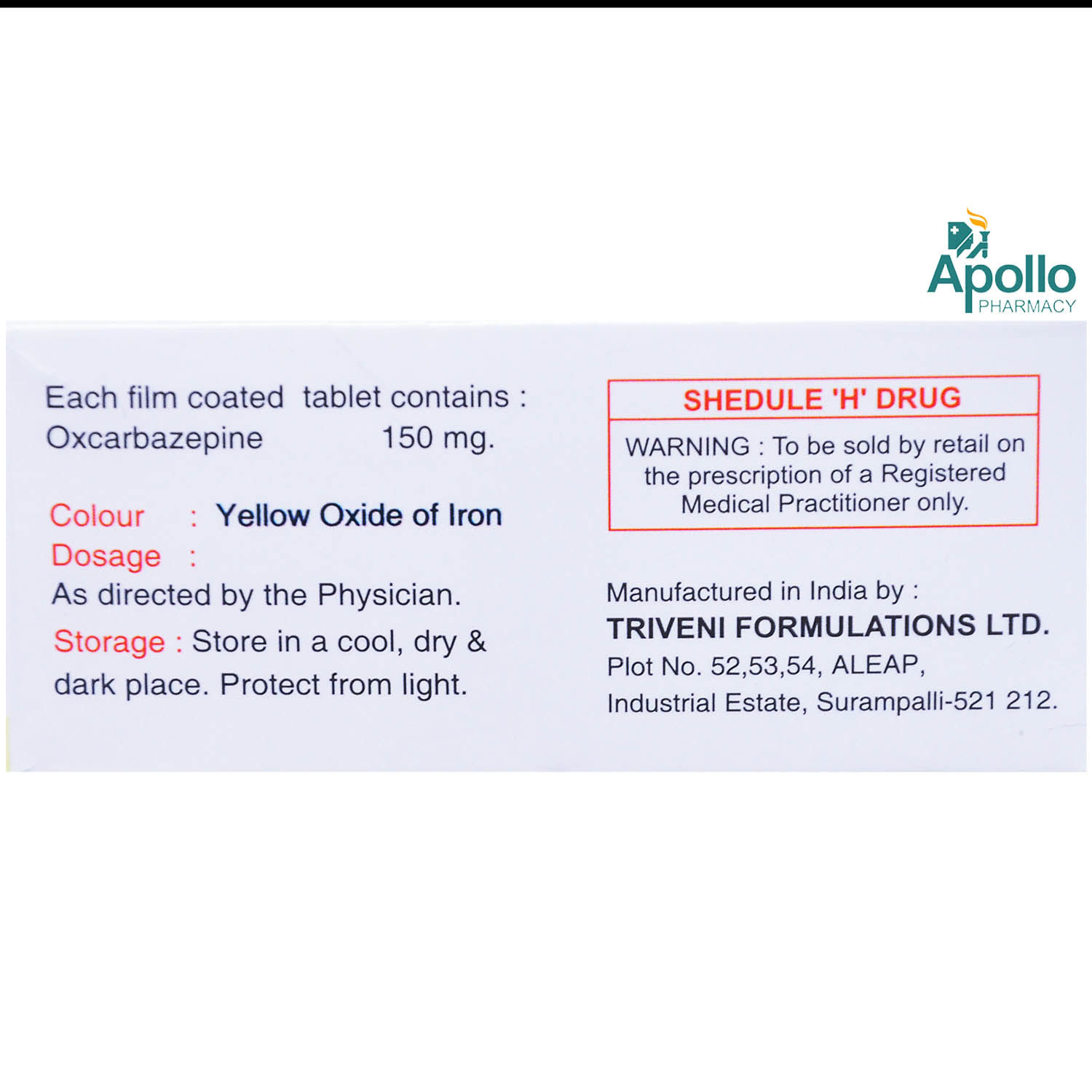 OXCEE 150MG TABLET Price, Uses, Side Effects, Composition - Apollo Pharmacy