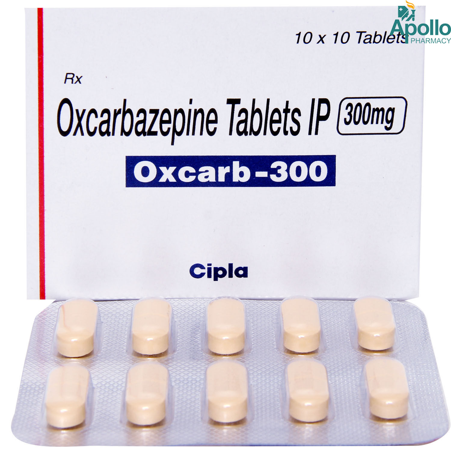 Oxcarb-300 Tablet 10's Price, Uses, Side Effects, Composition - Apollo ...
