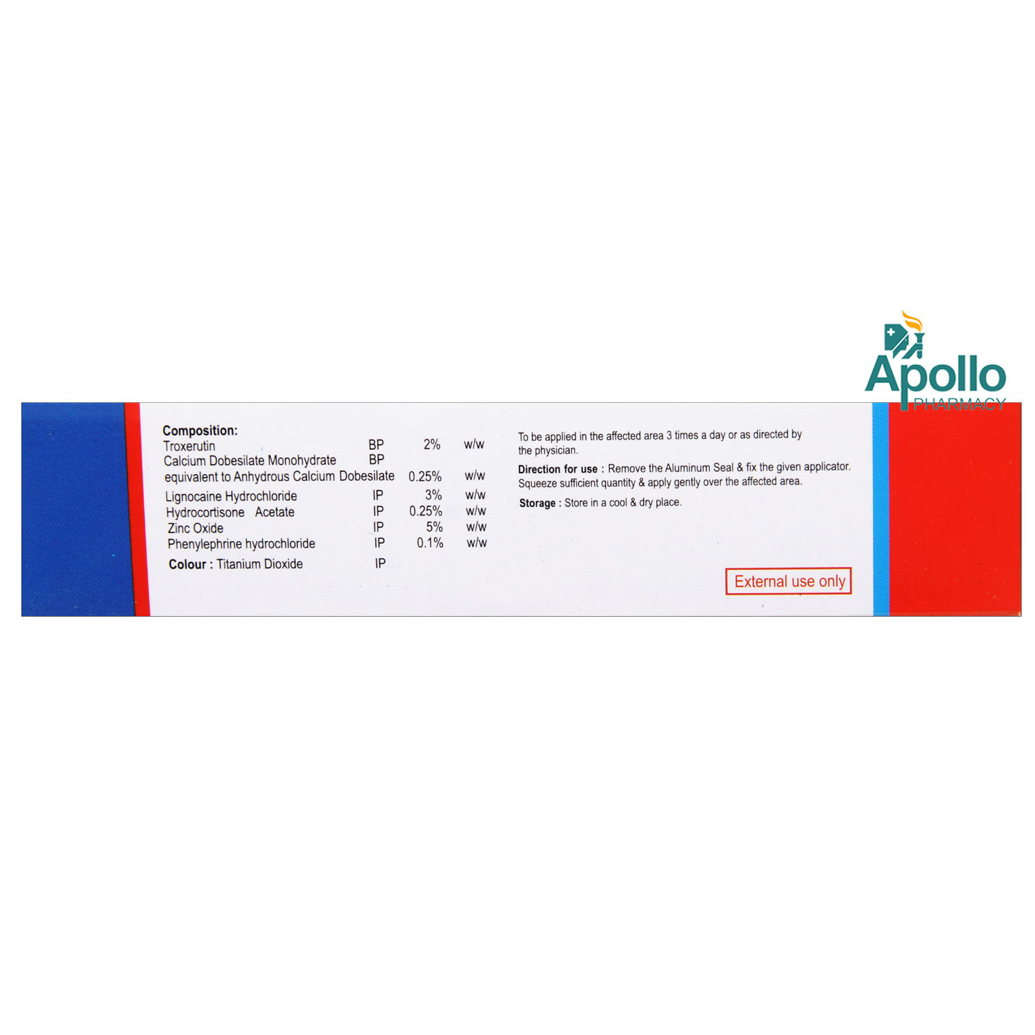 Oxerute Cream | Uses, Side Effects, Price | Apollo Pharmacy