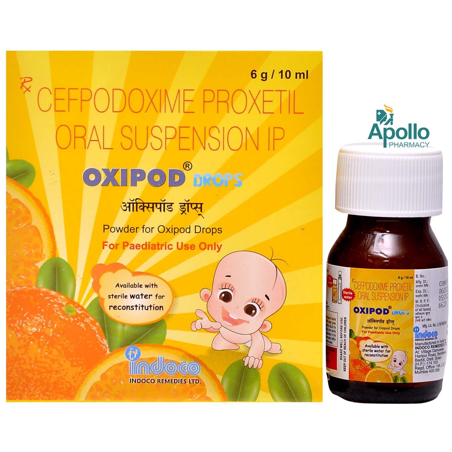 Oxipod Drops 10 ml Price, Uses, Side Effects, Composition - Apollo Pharmacy