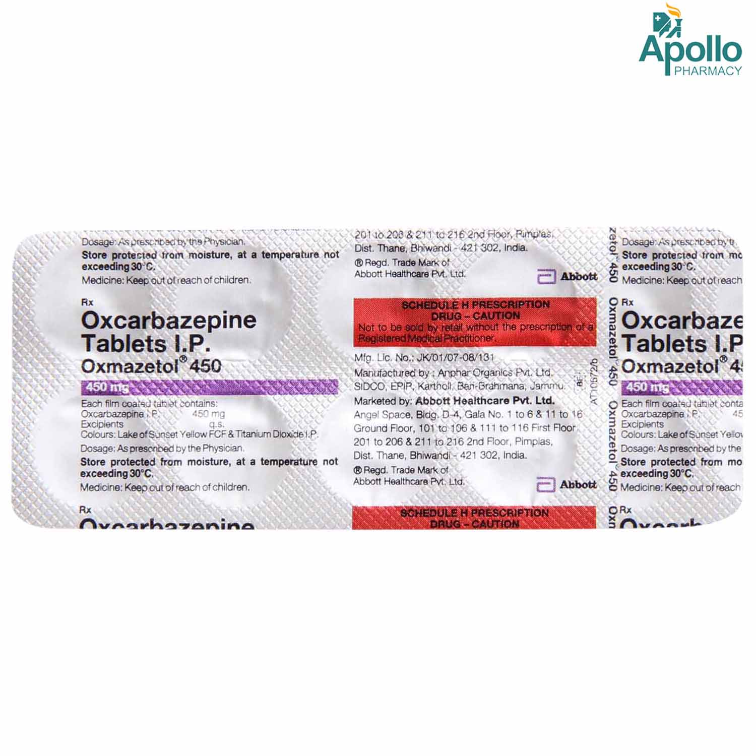 OXMAZETOL 450 TABLET 10'S Price, Uses, Side Effects, Composition ...