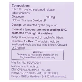 Oxuba OD Tablet | Uses, Side Effects, Price | Apollo Pharmacy