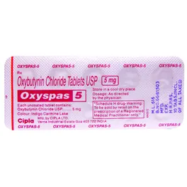 Oxyspas 5 Tablet | Uses, Side Effects, Price | Apollo Pharmacy