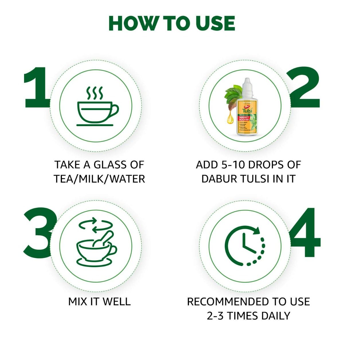 Dabur Tulsi Immunity Booster Drops, 30 ml Price, Uses, Side Effects ...