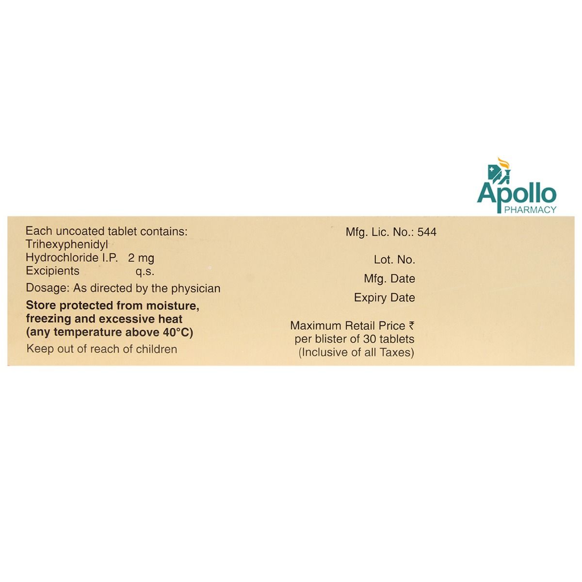 Pacitane Tablet 30's Price, Uses, Side Effects, Composition - Apollo ...