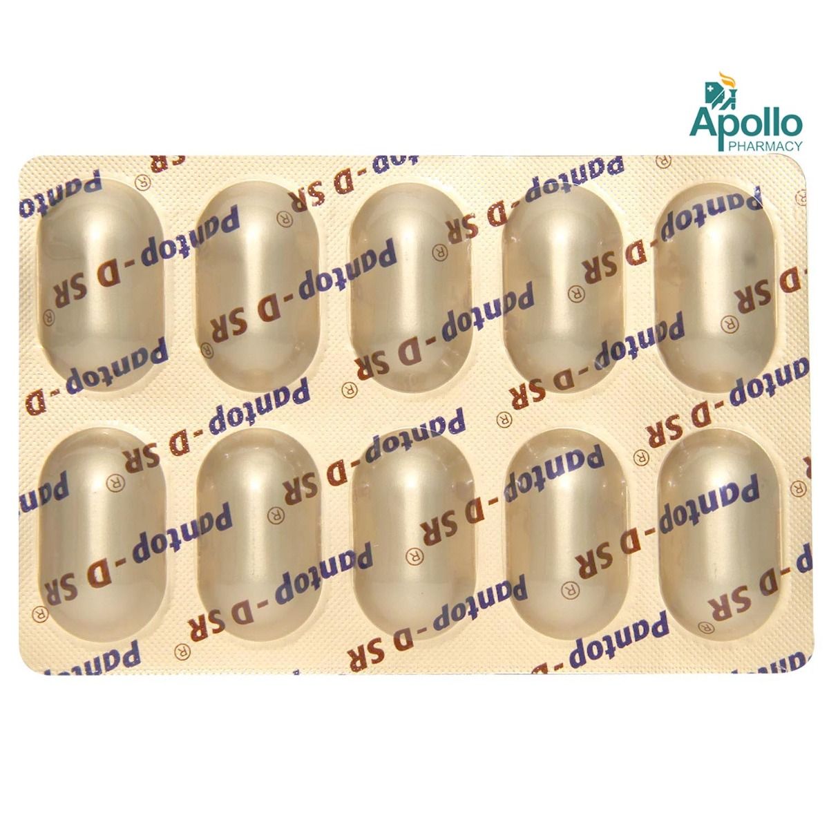 Pantop-D SR Capsule 10's Price, Uses, Side Effects, Composition - Apollo Pharmacy
