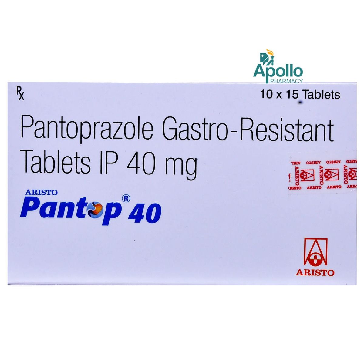 Pantop 40 Tablet 15's Price, Uses, Side Effects, Composition - Apollo ...