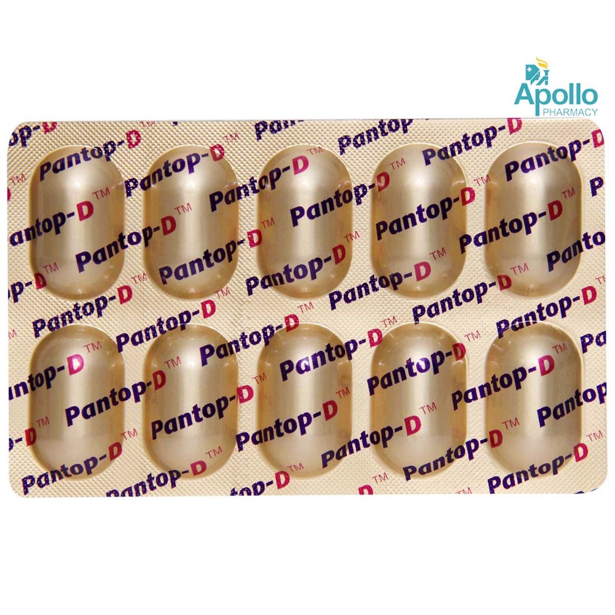 Pantop-D Capsule 10's Price, Uses, Side Effects, Composition - Apollo Pharmacy
