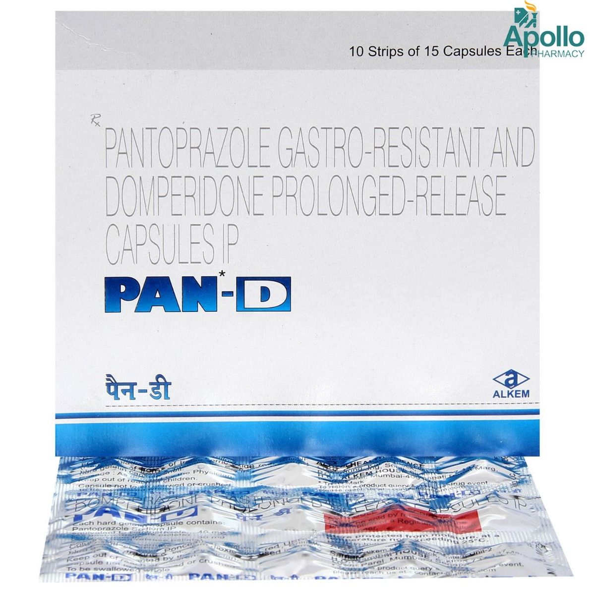 Pan-D Capsule 15's Price, Uses, Side Effects, Composition - Apollo Pharmacy