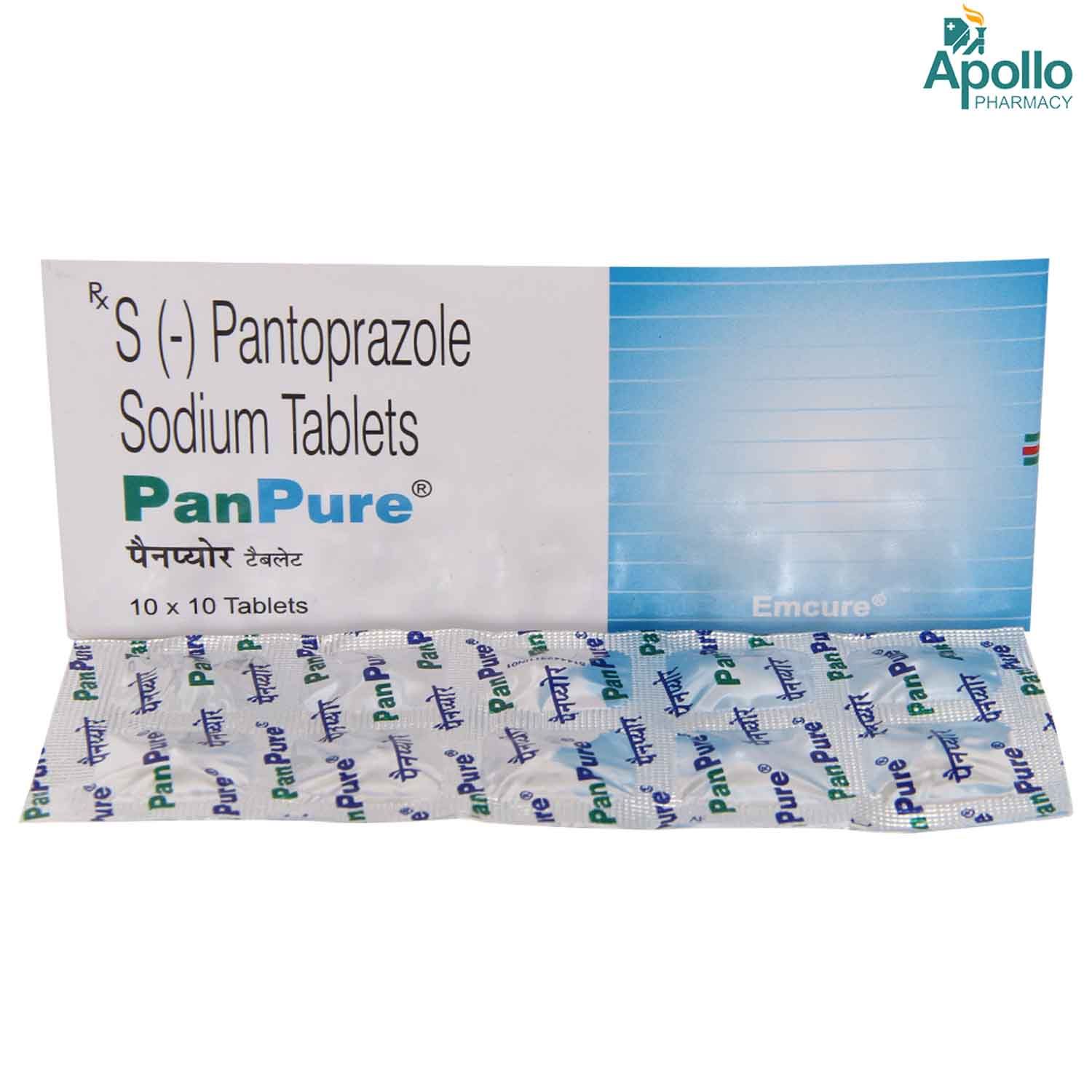 Panpure 20 mg Tablet 10's Price, Uses, Side Effects, Composition ...
