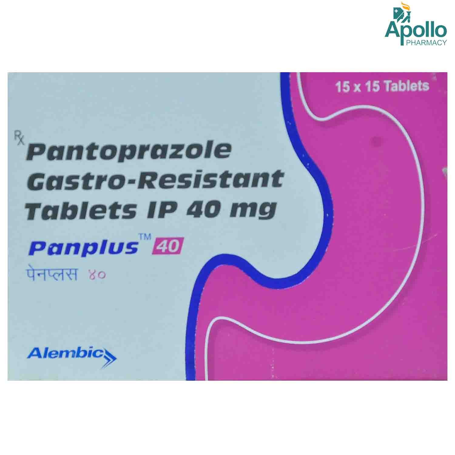 Panplus 40 Tablet | Uses, Side Effects, Price | Apollo Pharmacy